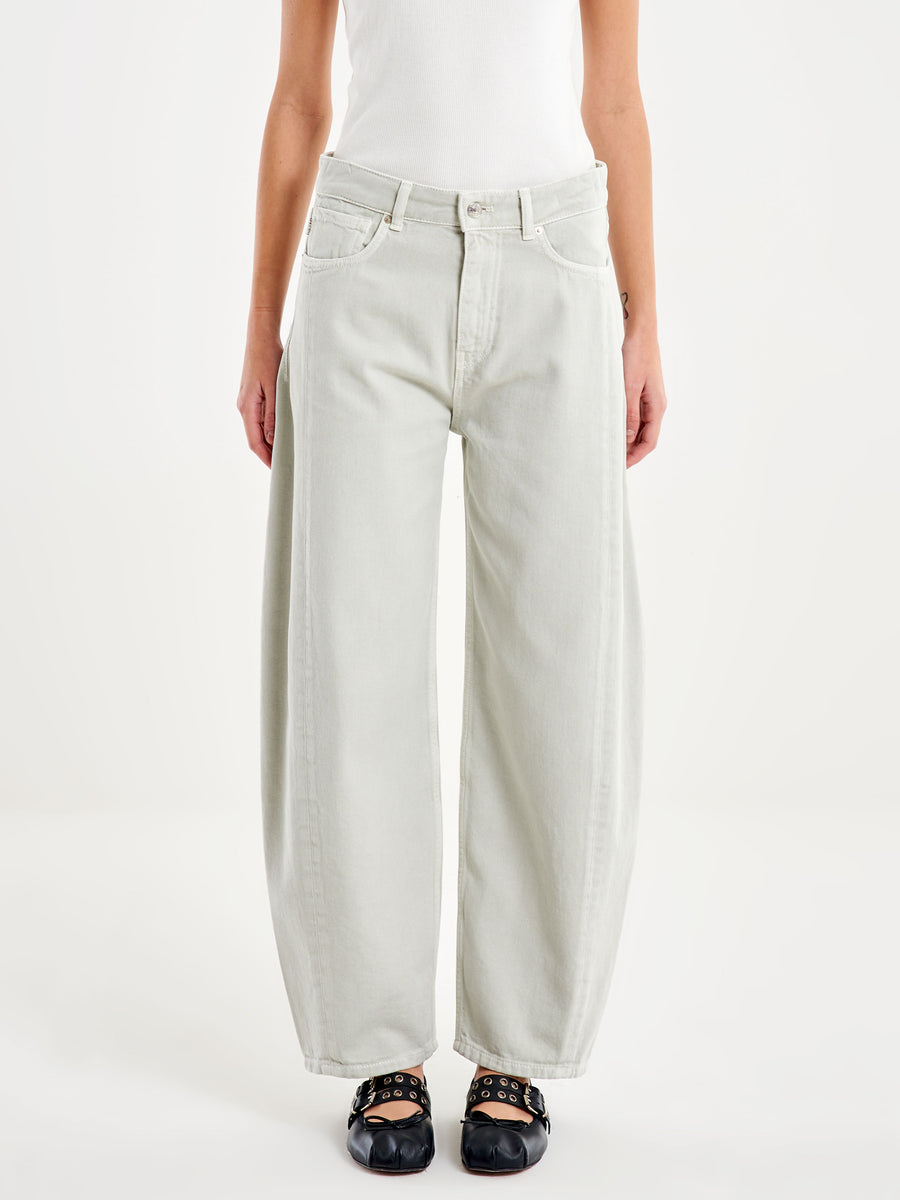 Jeans Chiara Barrel Verde | Vicolo