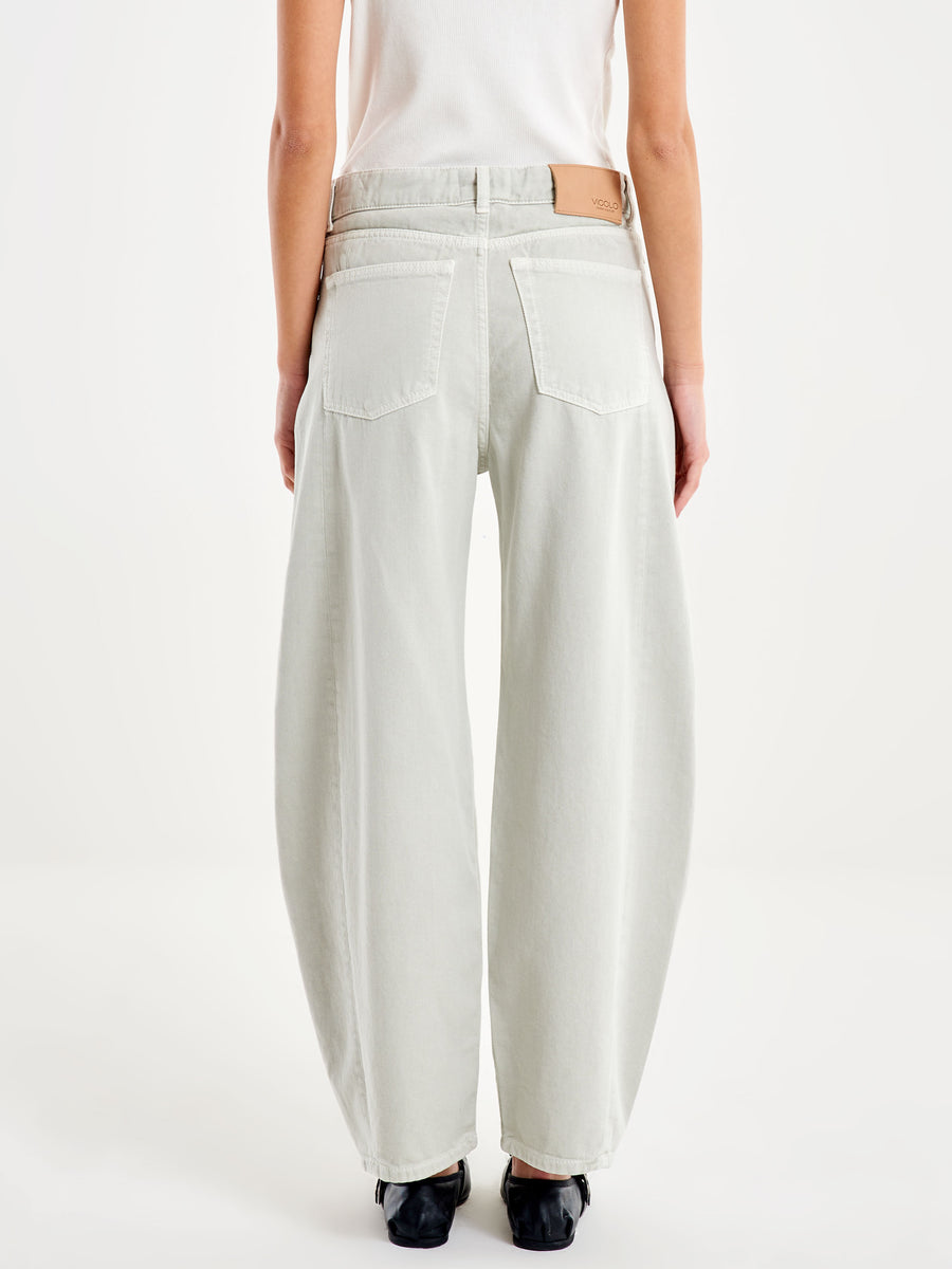 Jeans Chiara Barrel Verde | Vicolo